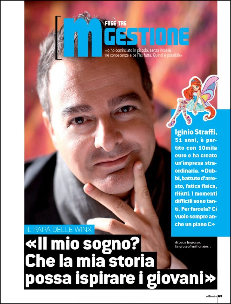 La ricetta del successo di Iginio Straffi, inventore delle Winx