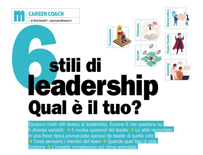 6 stili di leadership: qual è il tuo?